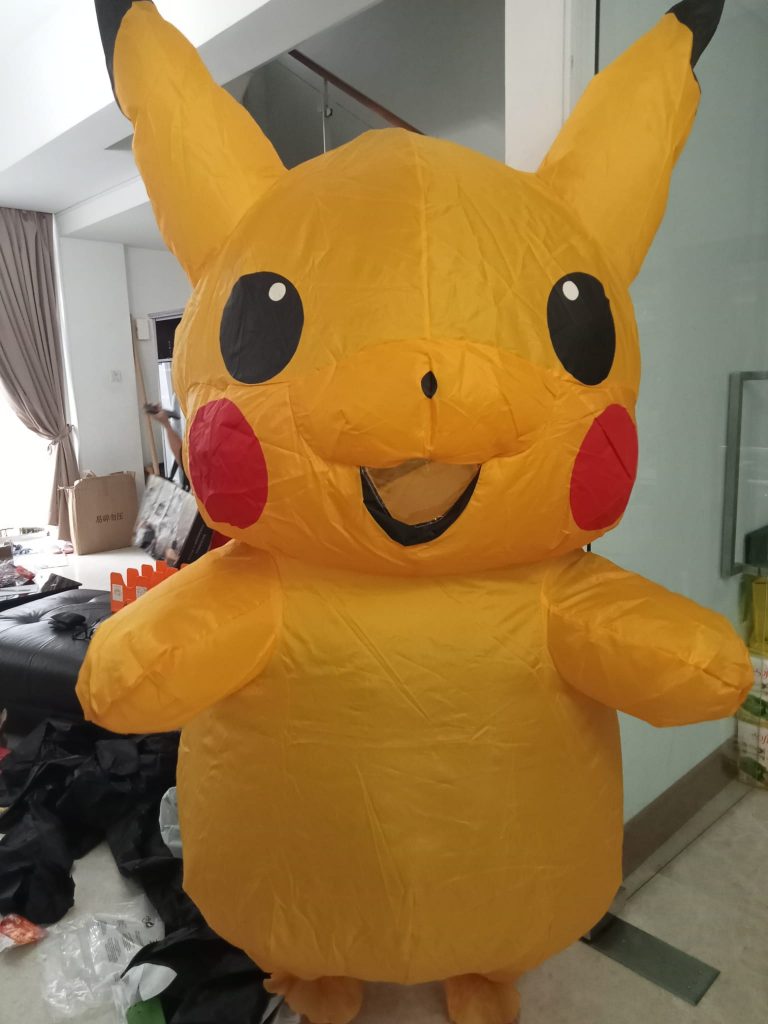 Pikachu Mascot (Inflatable Pokemon Mascot) Cosplay – Mascot Rental for ...